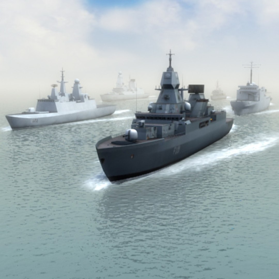 Nato Ships Frigate Navy 3d Model