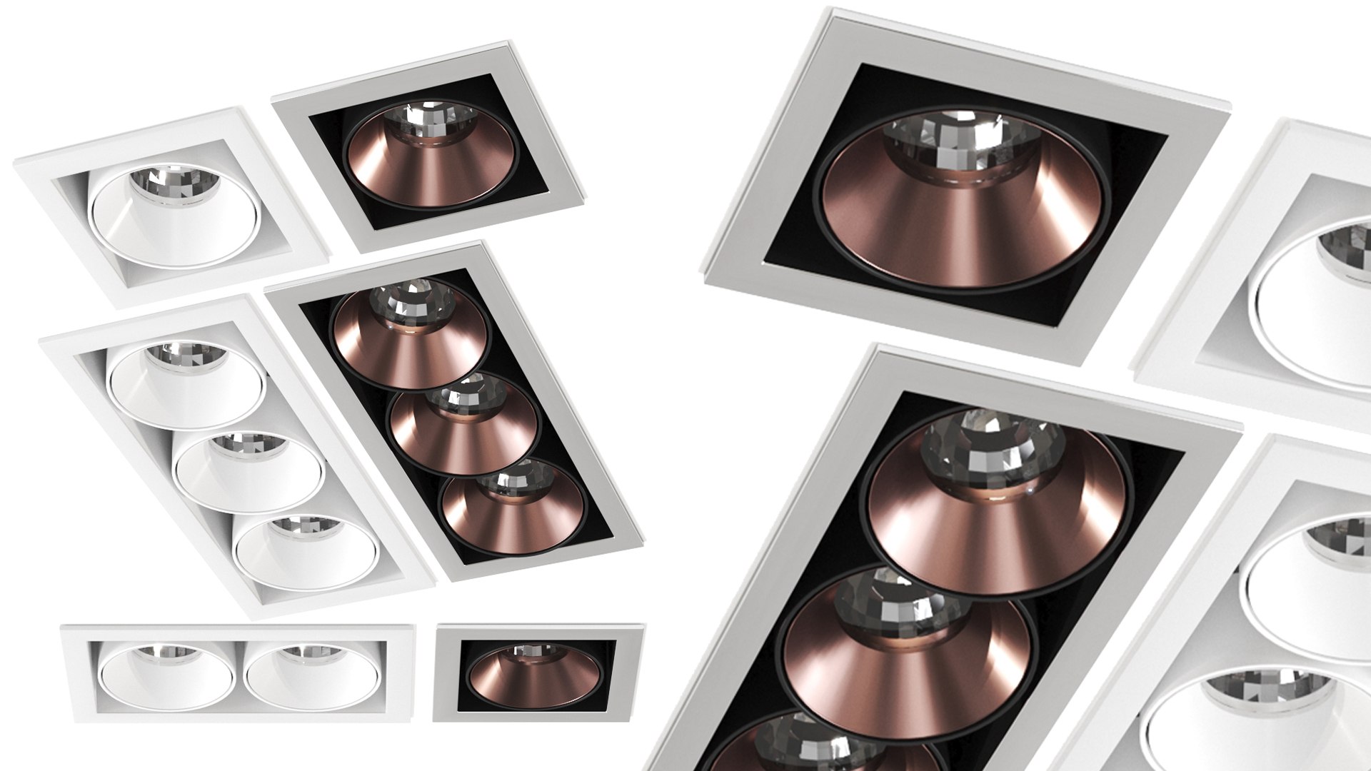 3D Mini multiple 3x GU10 by Modular Lighting Instruments model - TurboSquid 1880276