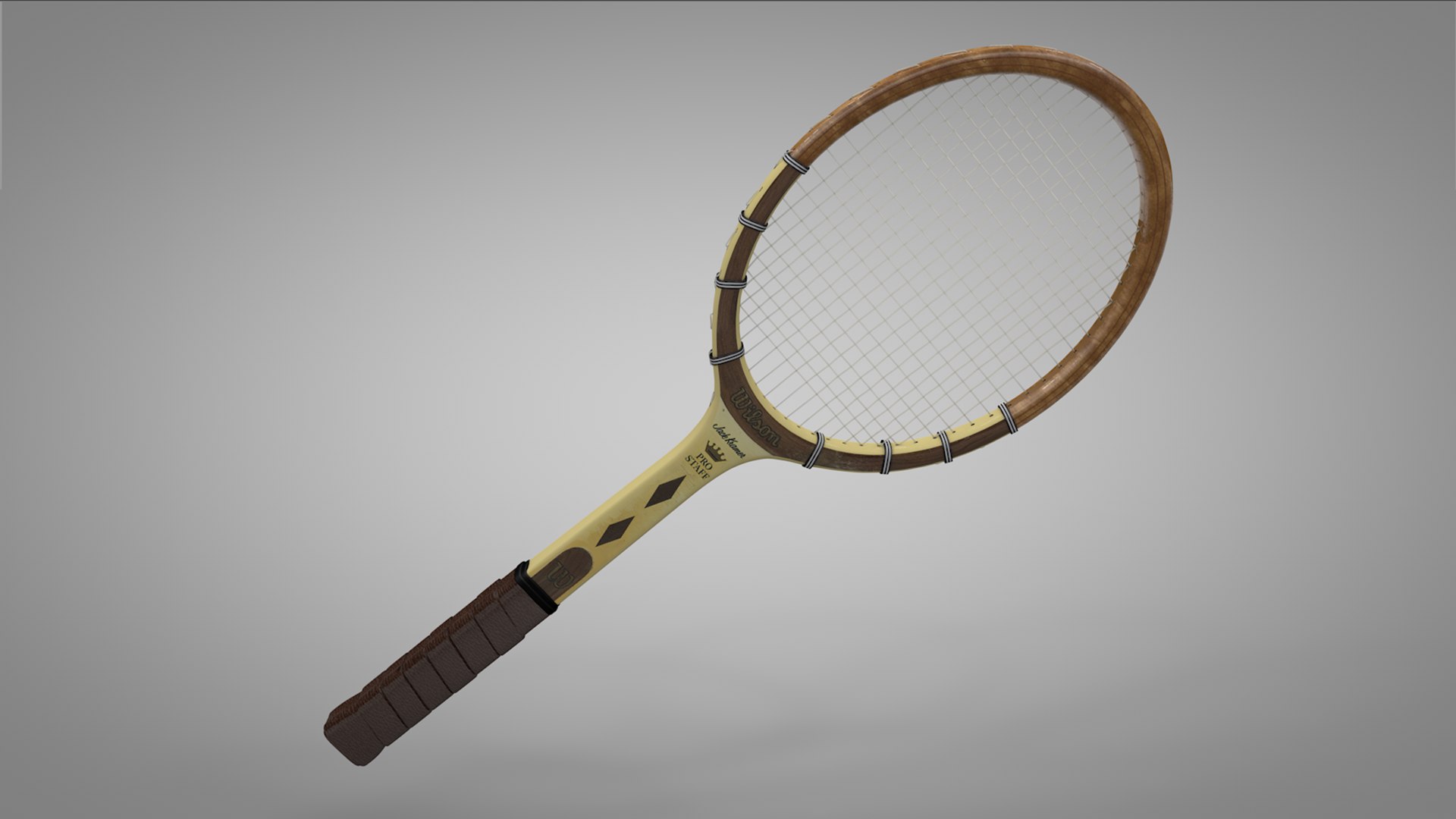 3D tennis racquet wilson jack model - TurboSquid 1623820