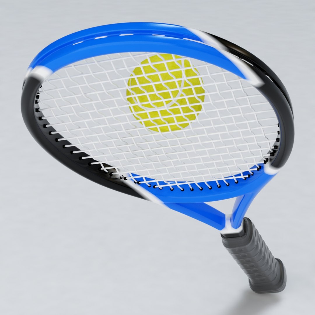 3d Tennis Racket Ball