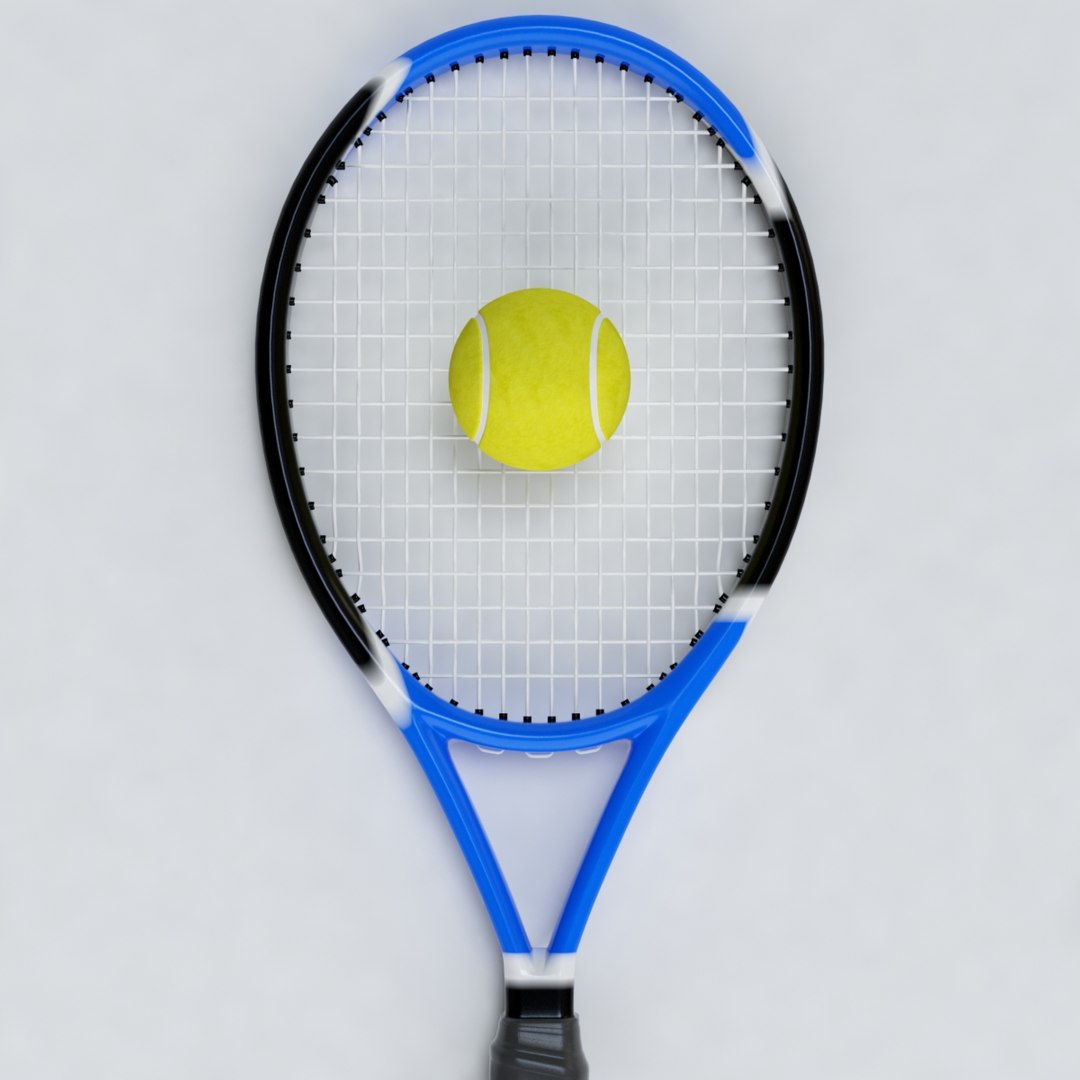 3d Tennis Racket Ball