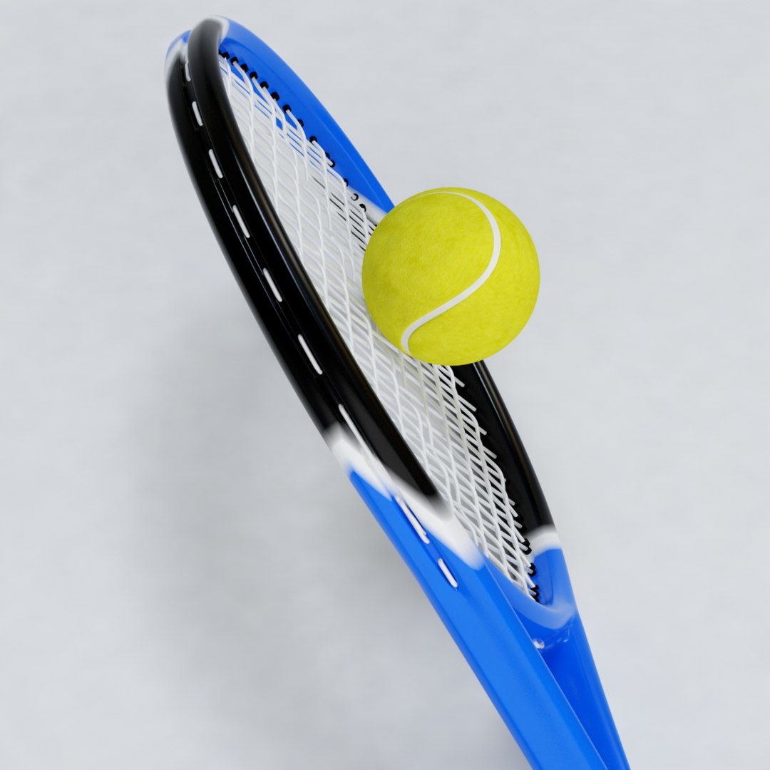 3d Tennis Racket Ball