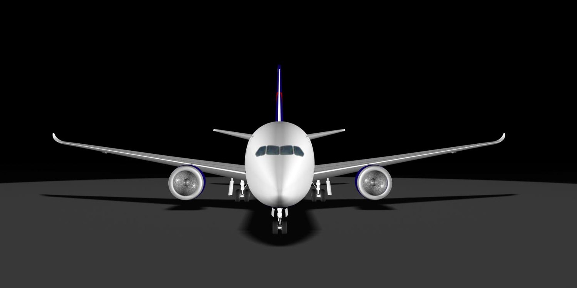 Delta Airlines 787 Dreamliner 3d Model