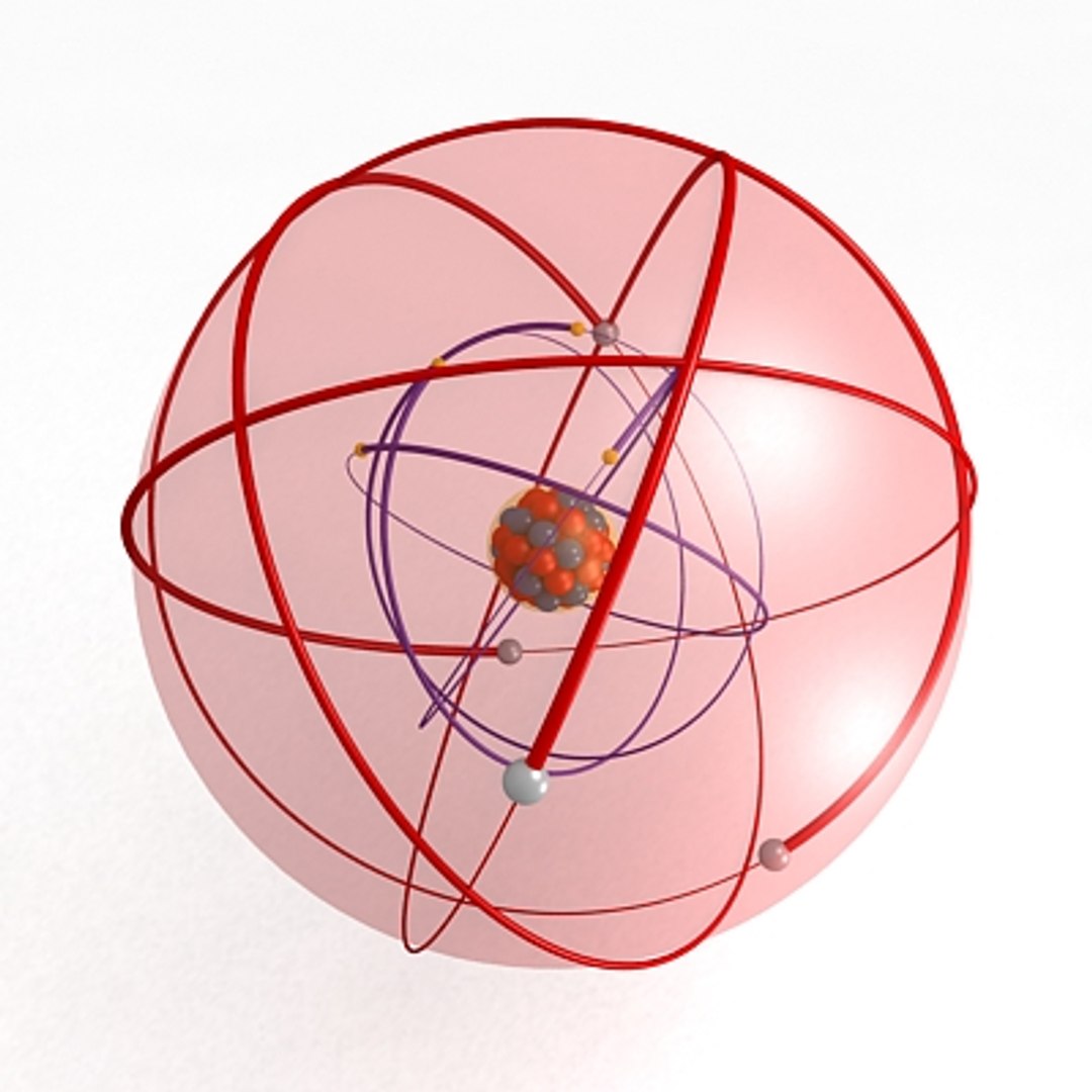 atom 3d model