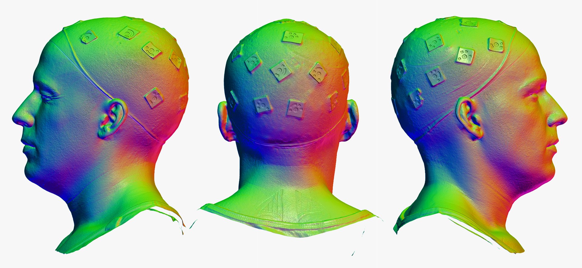 Marcus human head wink 3D - TurboSquid 1612907