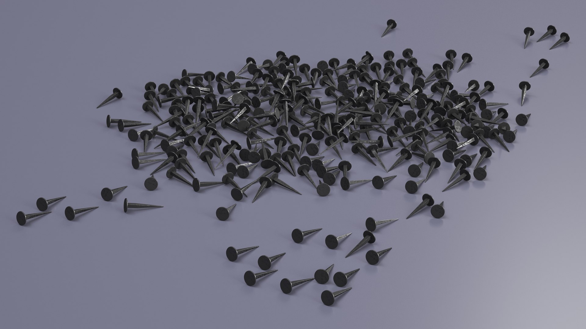 3D Model Tack Nails - TurboSquid 2059715
