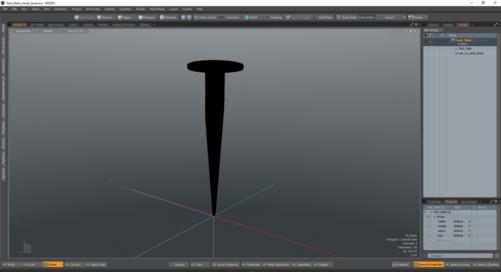 3D Model Tack Nails - TurboSquid 2059715