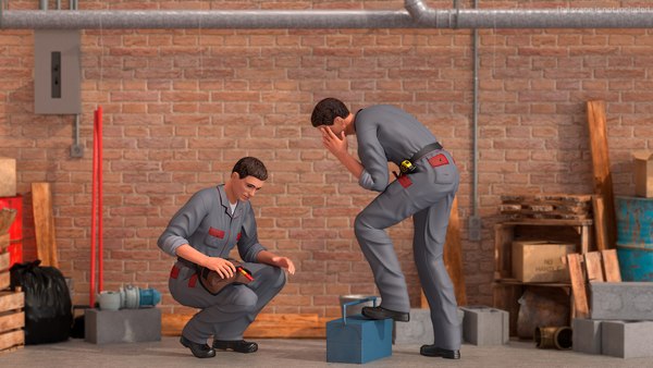 Locksmith rigged 3D model - TurboSquid 1575783