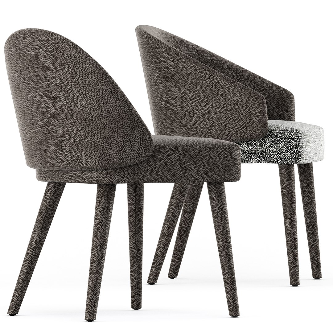 Lawson dining chair wedge 3D model - TurboSquid 1528881