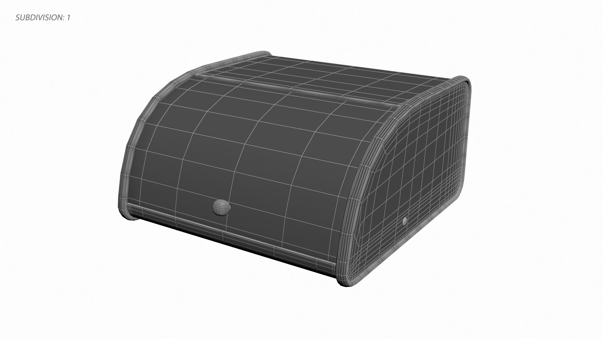 3D Bread Box Model - TurboSquid 1974236