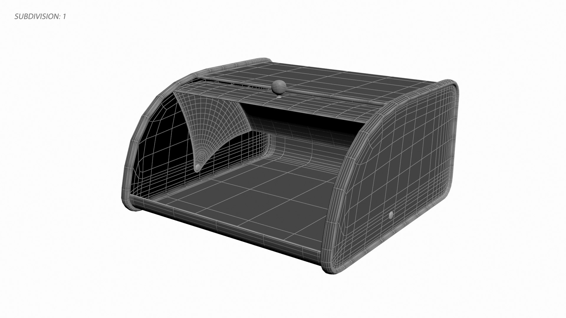 3D Bread Box Model - TurboSquid 1974236