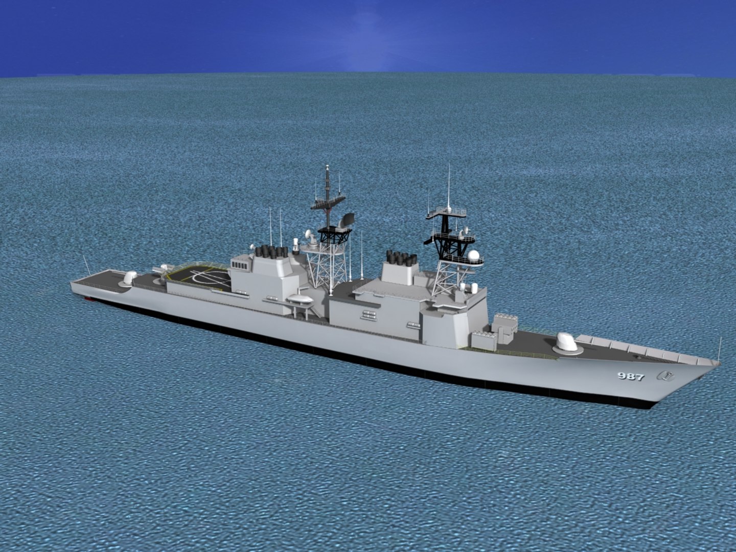 Destroyers Class Spruance Max