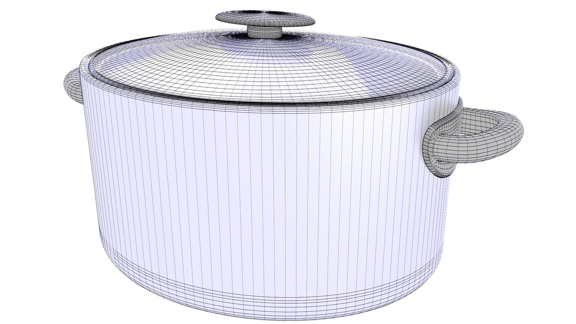 3D Stainless Steel Cooker Pot 2 - TurboSquid 1775938