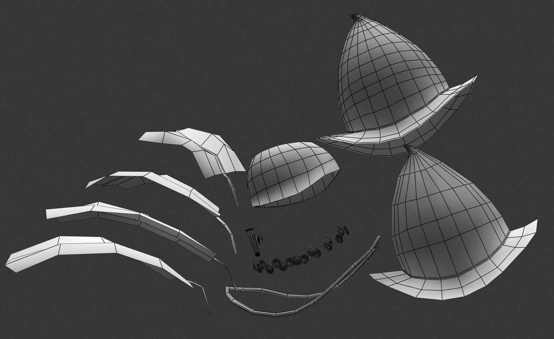 3D Model Italian Morion Orange Feather - TurboSquid 1522332