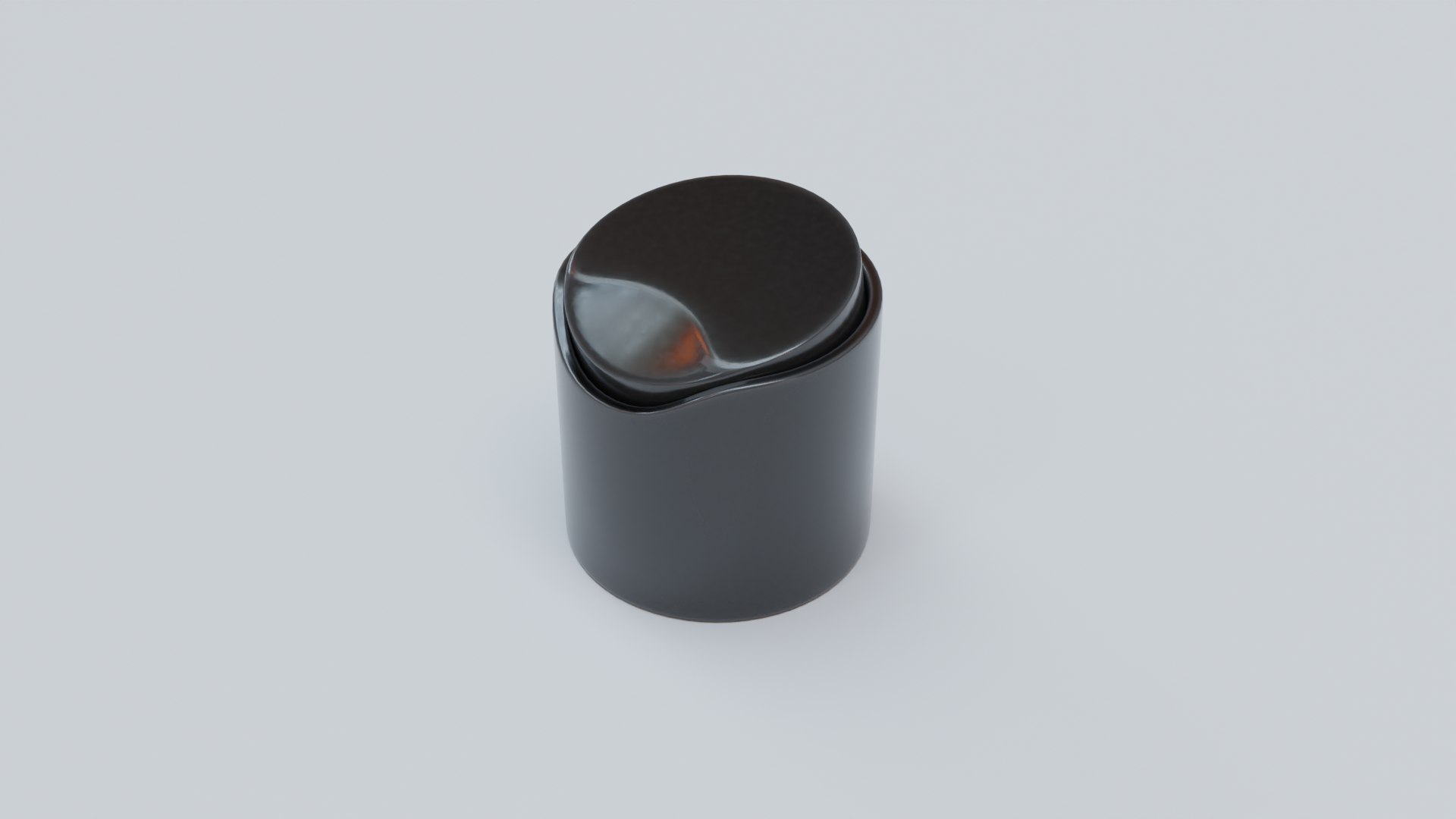 3D Black Disk Top Cap Model - TurboSquid 2133086