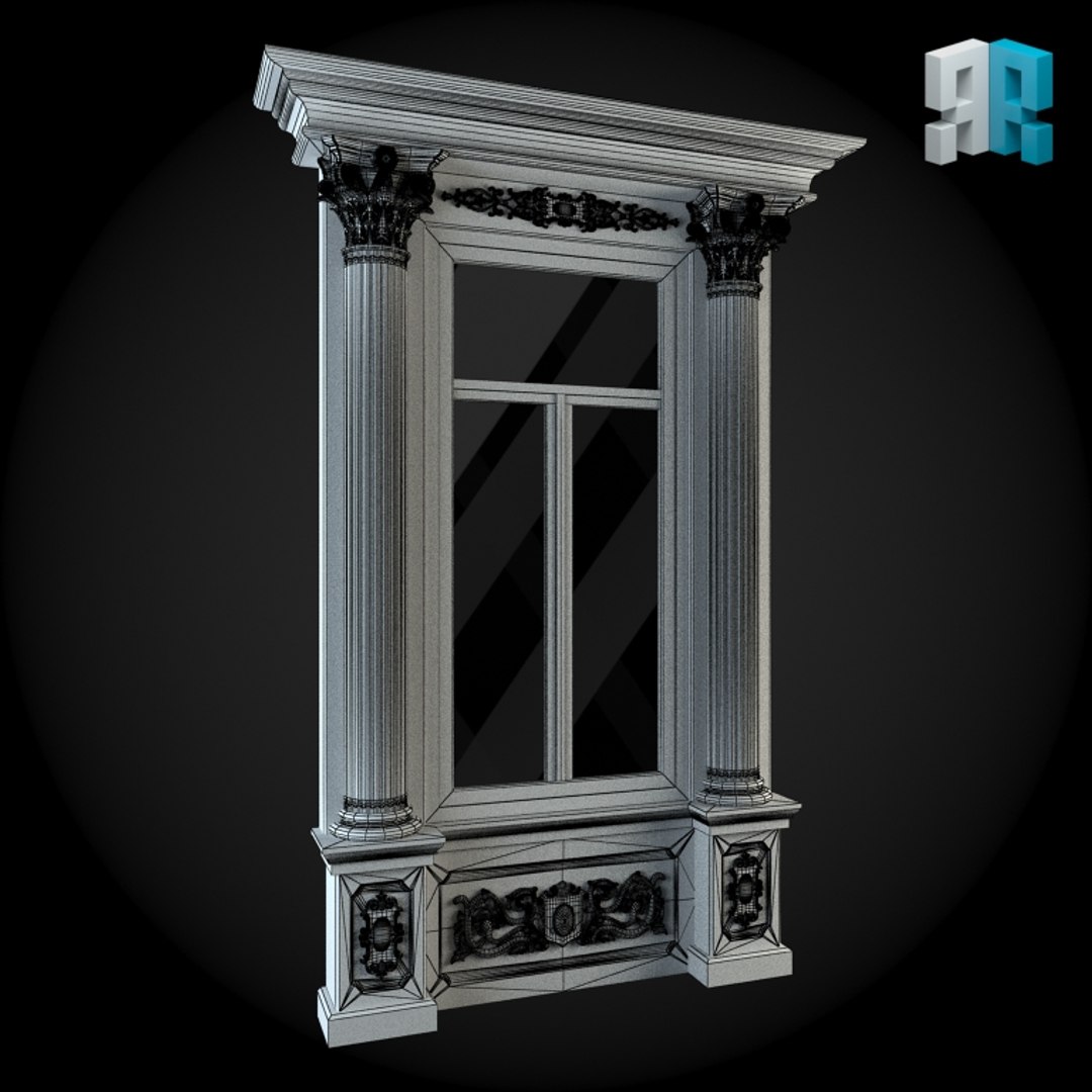 3d architectural modules model