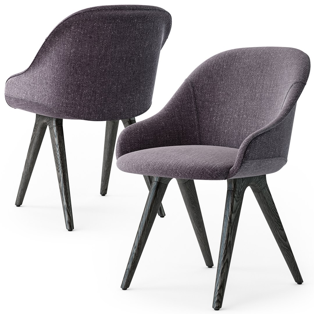 3D Potocco Lyz Wood Chair Model - TurboSquid 1827965