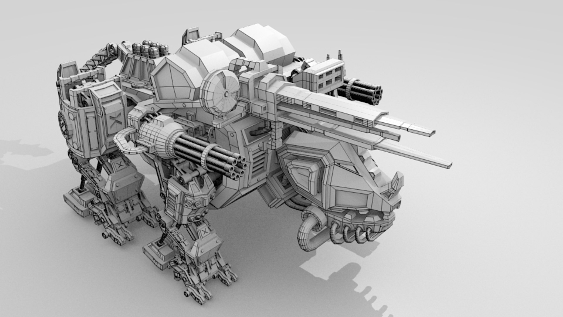 Rhino Robot Fbx