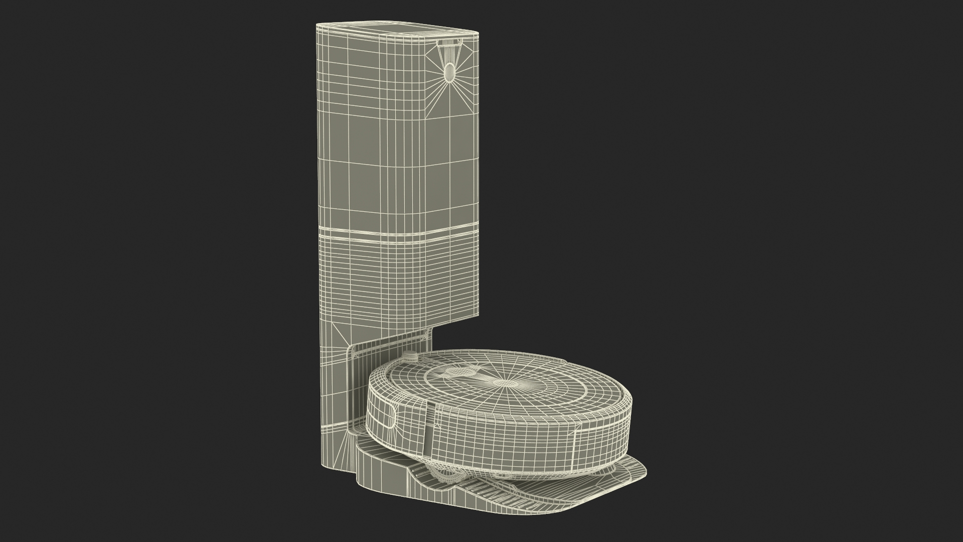 3D Robot Vacuum Cleaner On Station White - TurboSquid 2194756