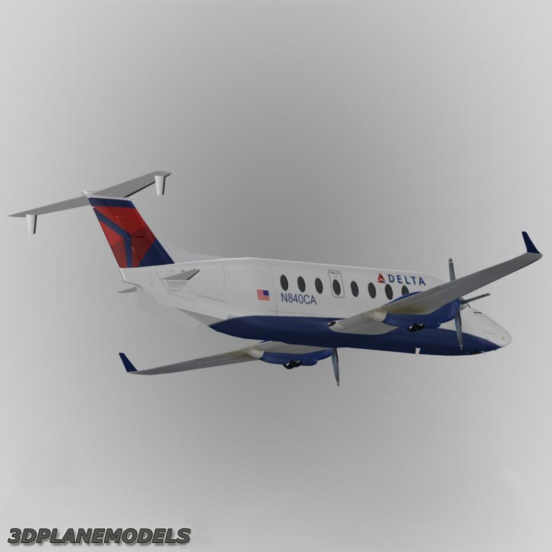 3d beechcraft 1900d delta connection model