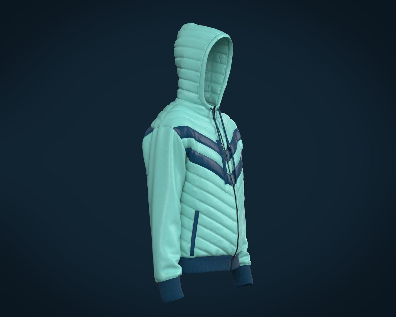 Mens Ski Jacket 3D Model - TurboSquid 1988313