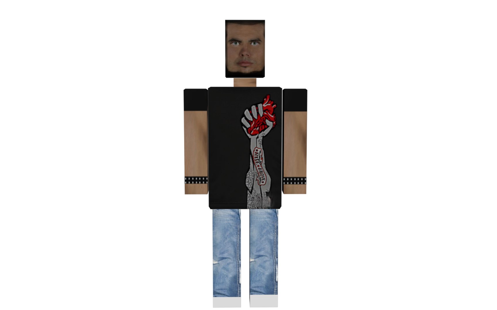 free character rigged 3d model