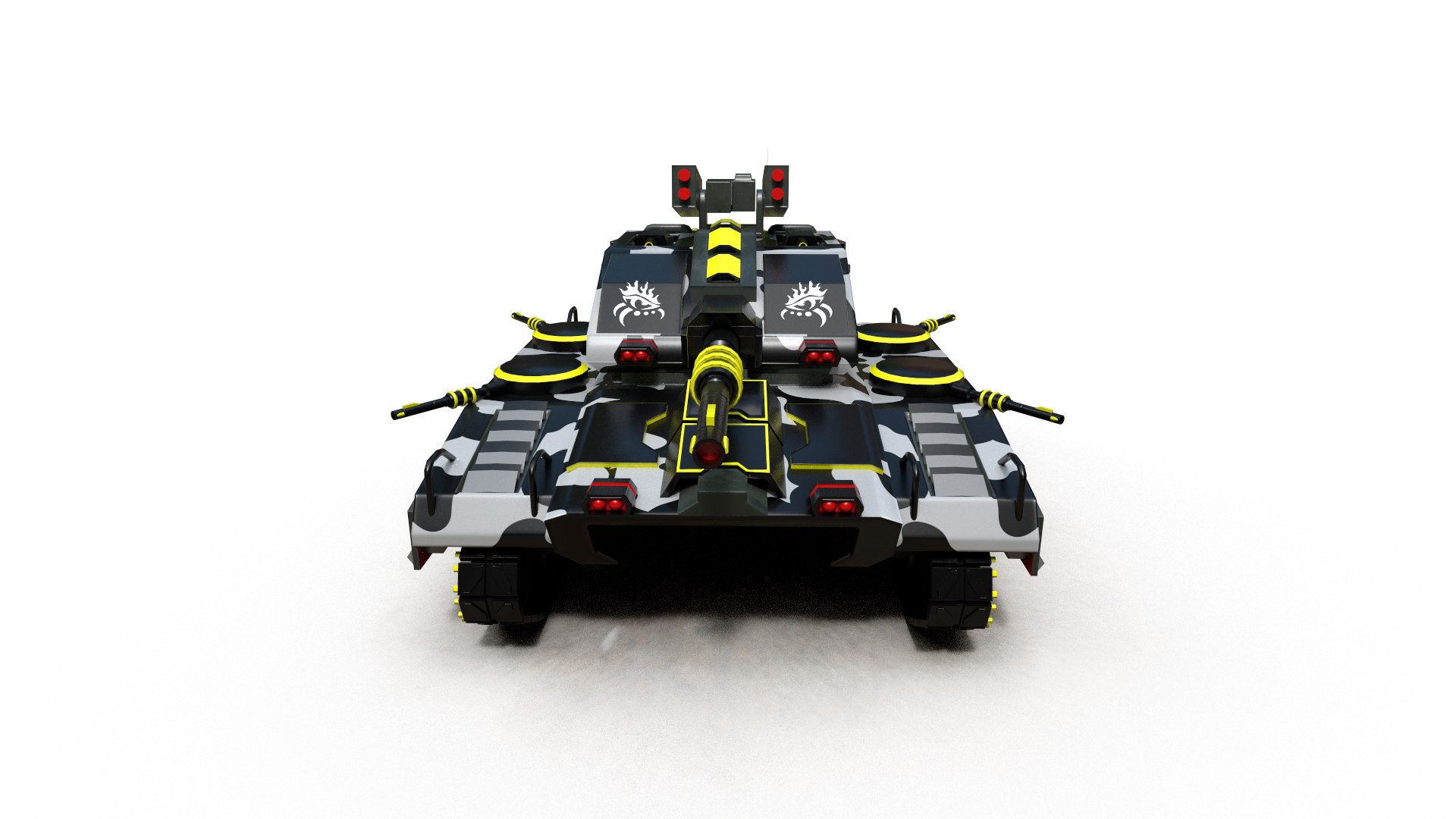 3D model Heavy Army Tank X3 with 4K PBR Texture - TurboSquid 2158363