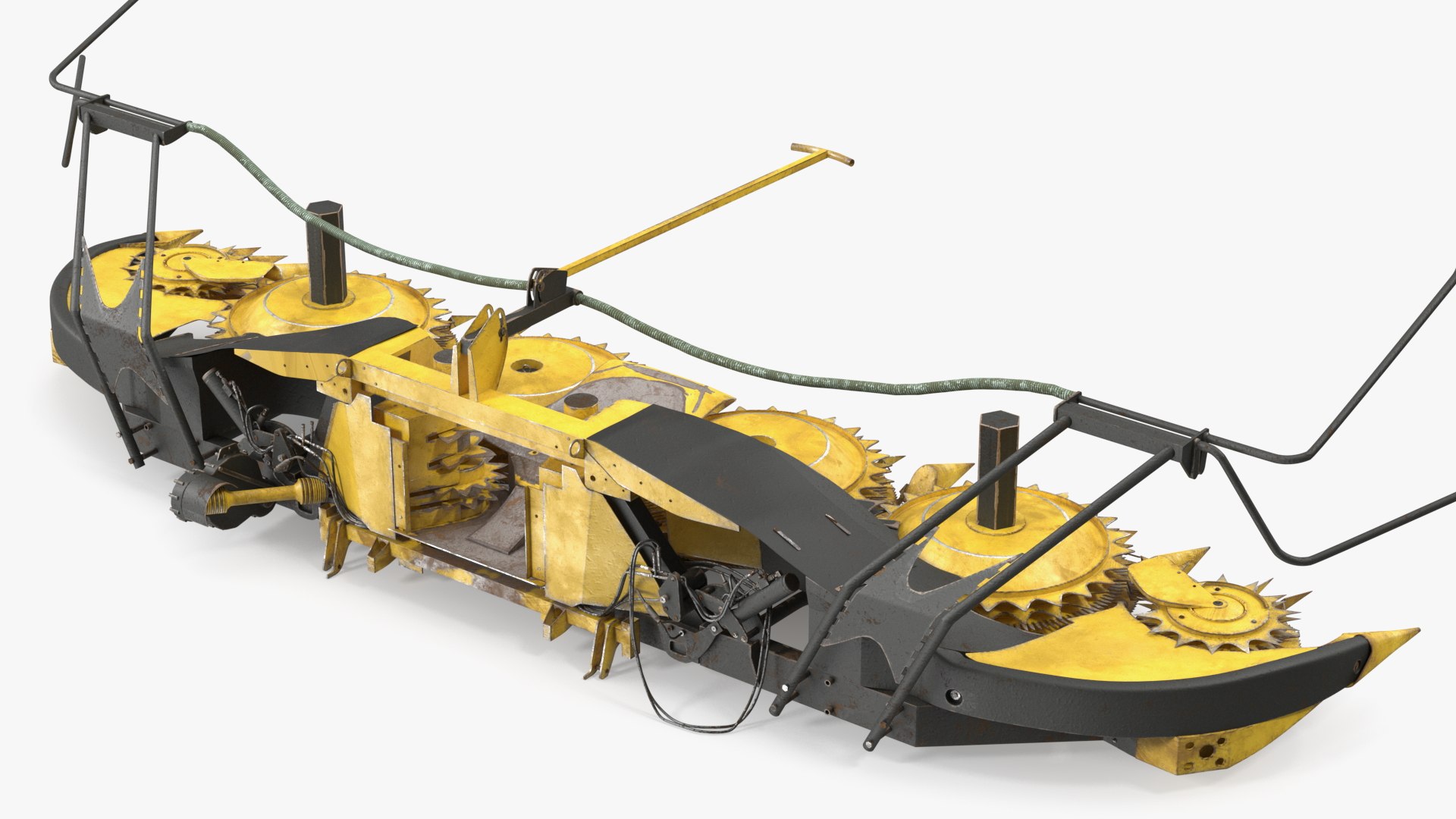 3D Model New Holland 750BFI Rotary Corn Head Old Rigged - TurboSquid ...