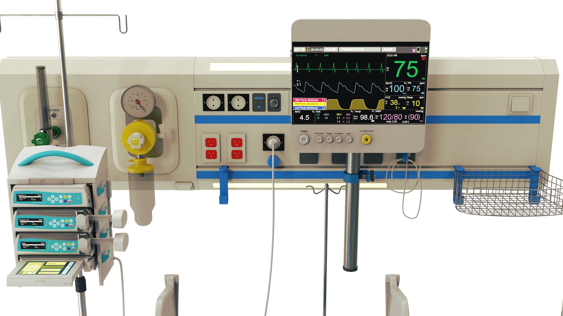 3D model equipment icu - TurboSquid 1668274