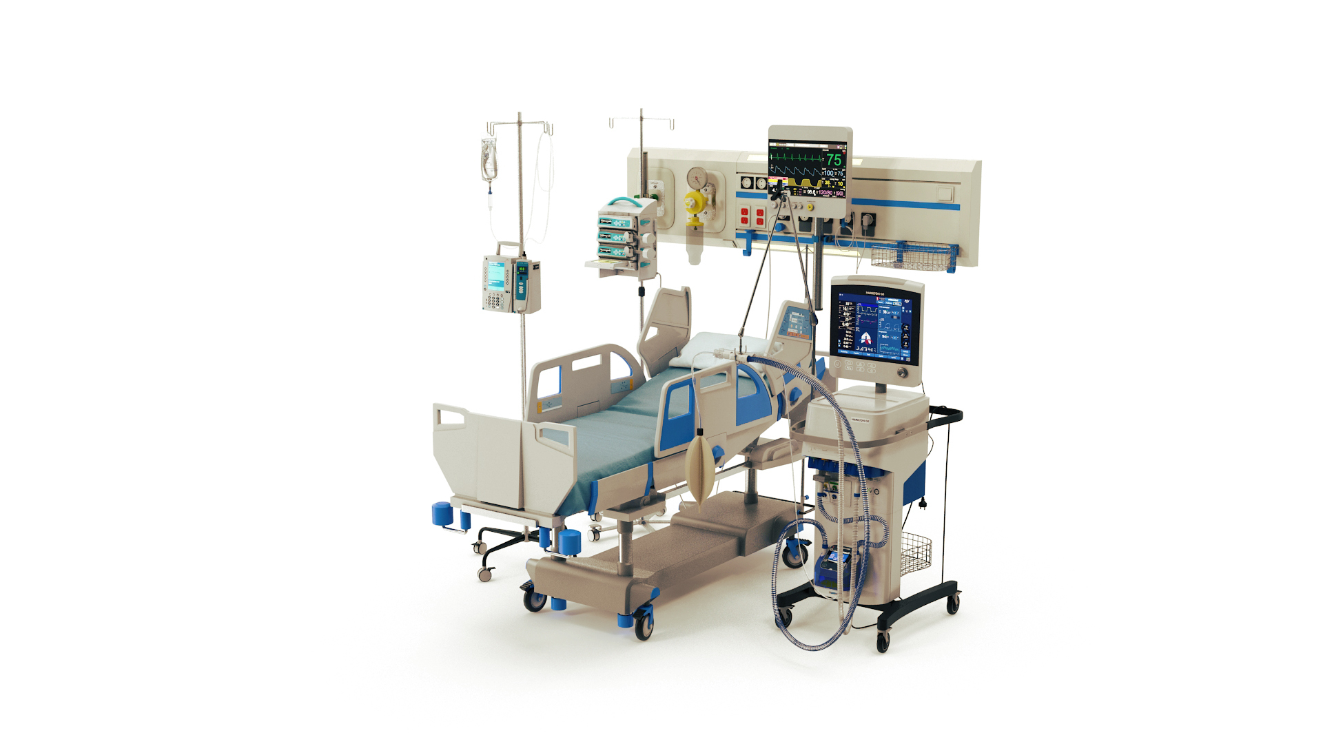 ICU Equipment Modelo 3D - TurboSquid 1668274