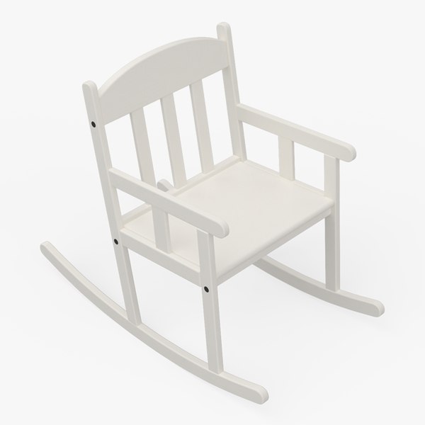 modelo 3d Mecedora para Habitación Infantil IKEA SUNDVIK Blanco ...