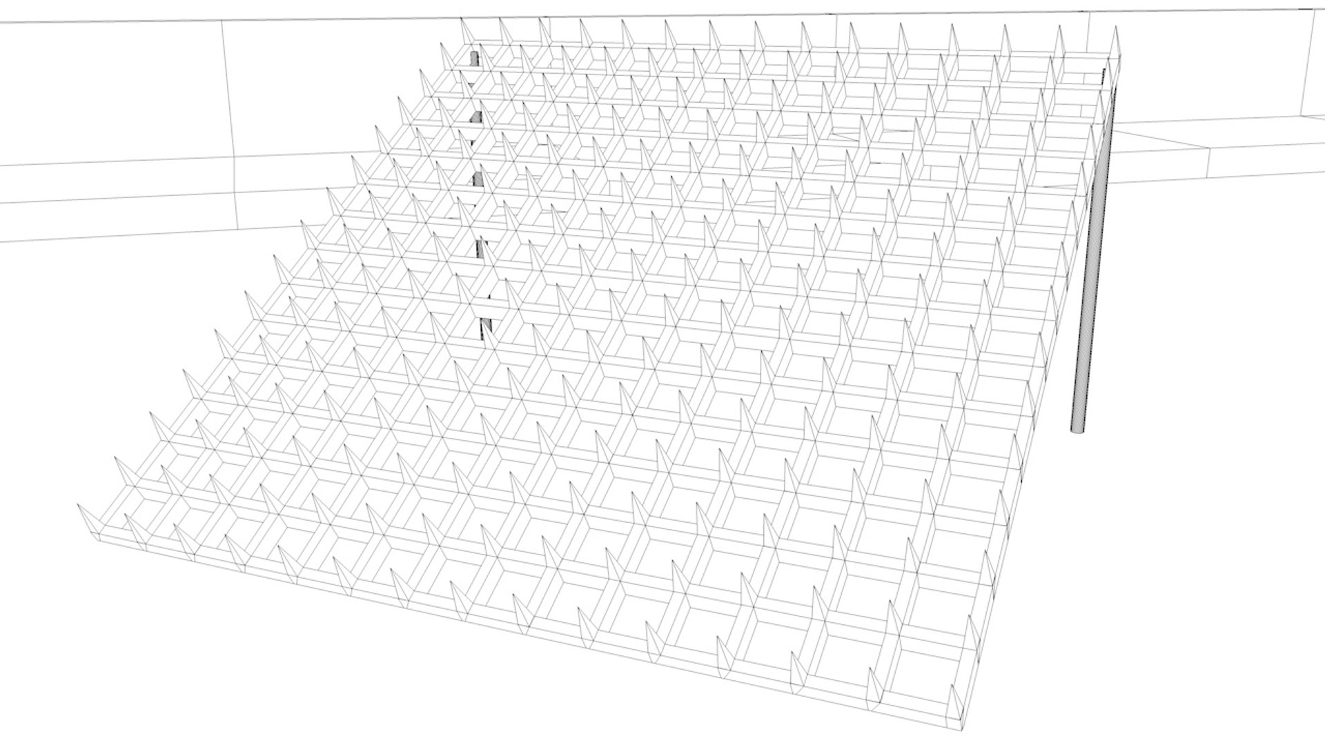 Berlin Wall Trap Elements 3d Model