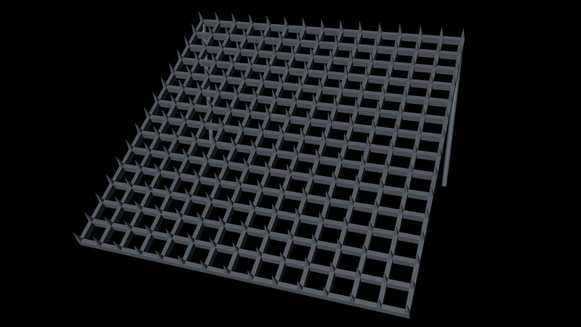 Berlin Wall Trap Elements 3d Model