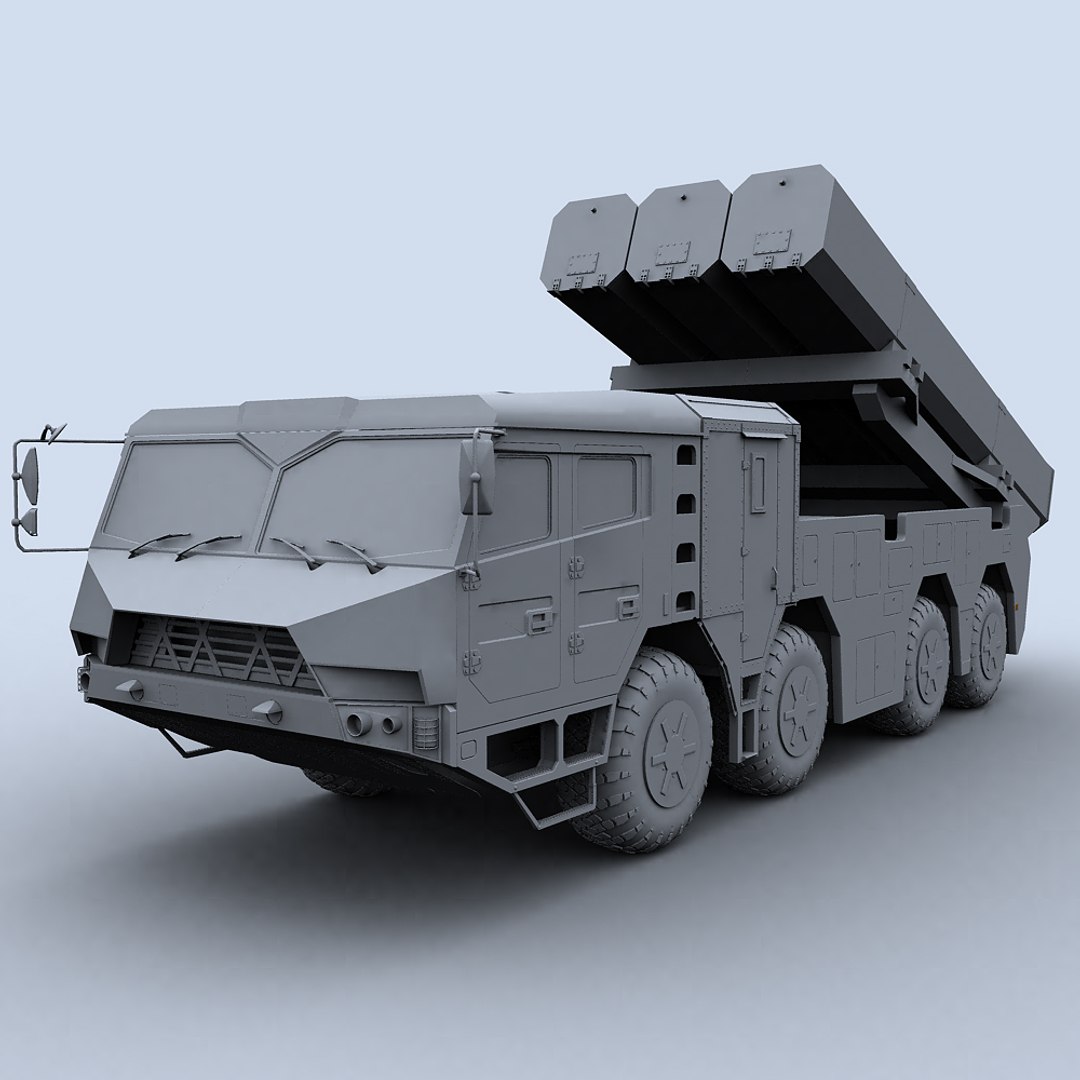 3d Model Dongfeng -10a Df10a Cruise Missile