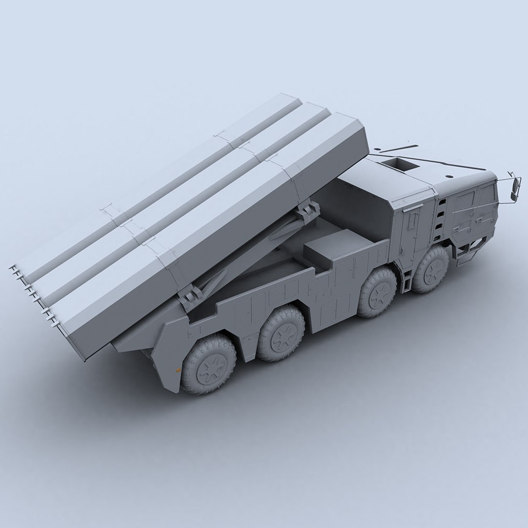 3d Model Dongfeng -10a Df10a Cruise Missile