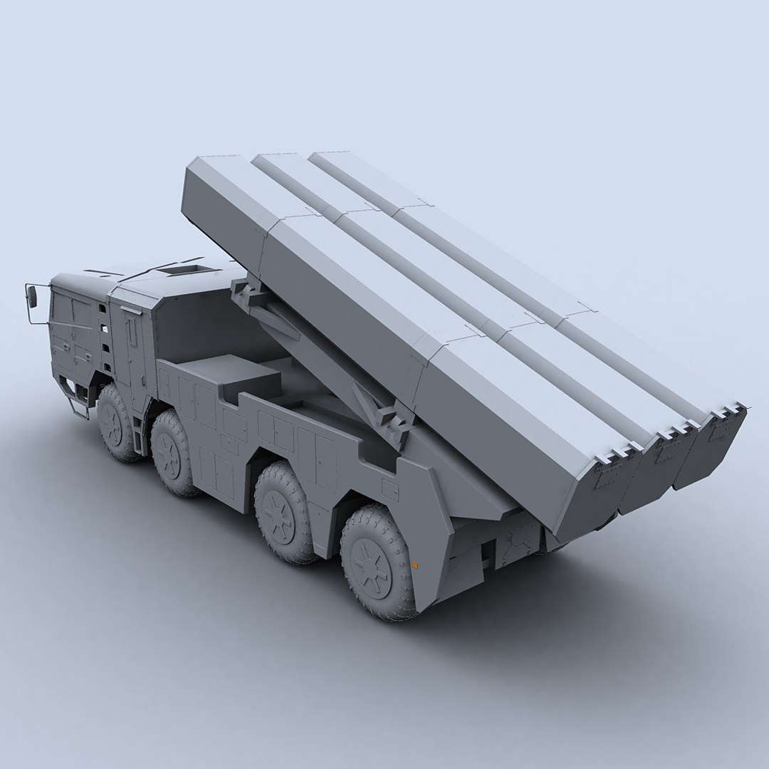 3d Model Dongfeng -10a Df10a Cruise Missile