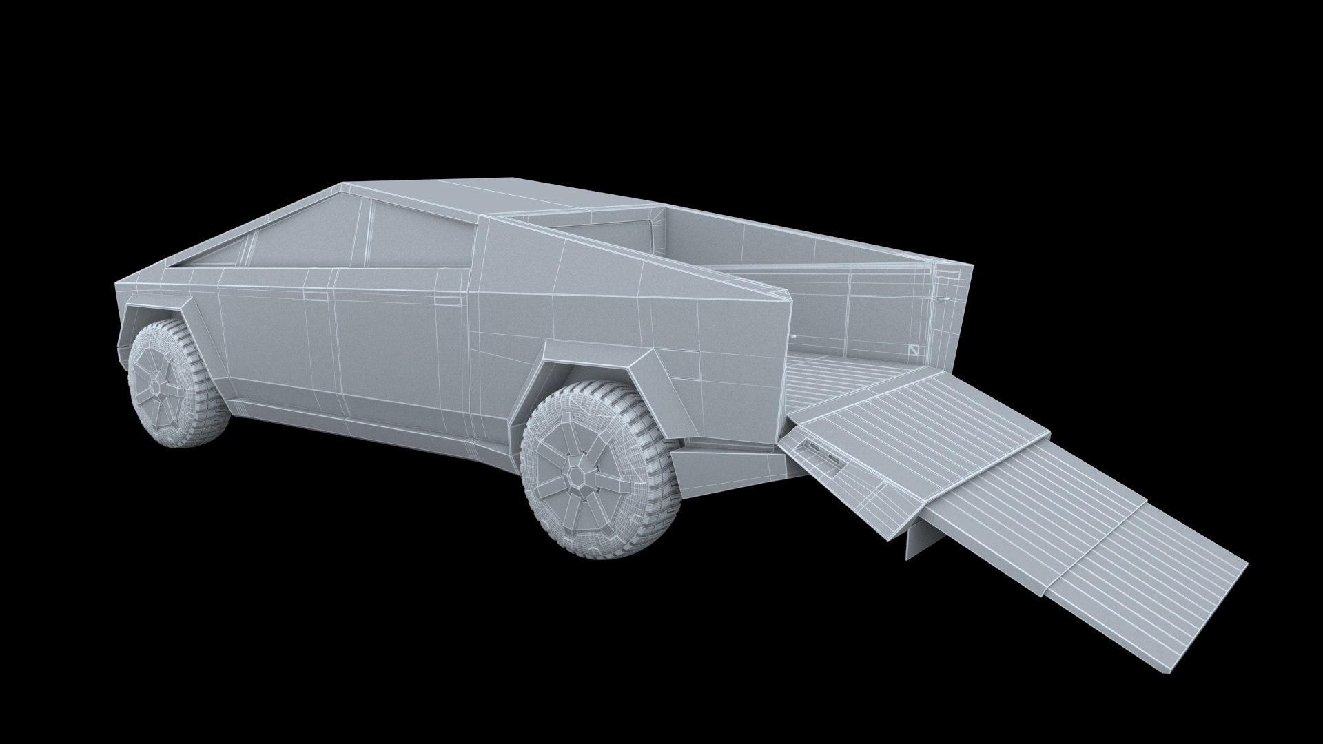 Tesla Cybertruck 3D Model - TurboSquid 1476984