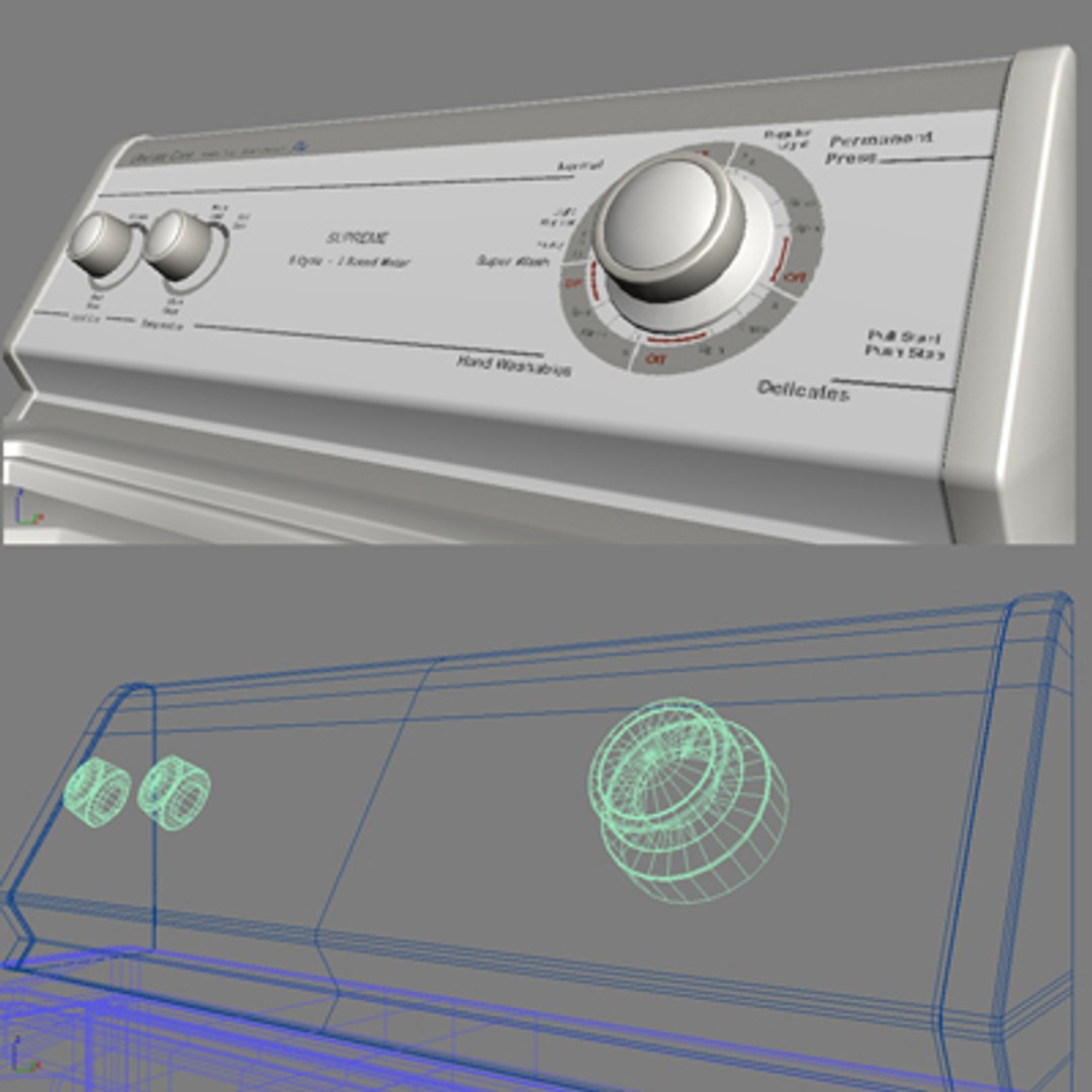 3d Model Washing Machine Dryer Washer