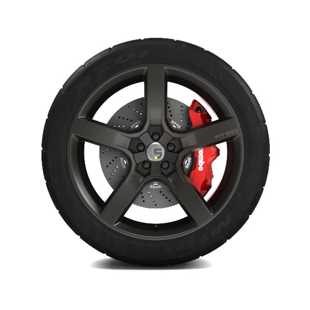3d model axis r5f wheel