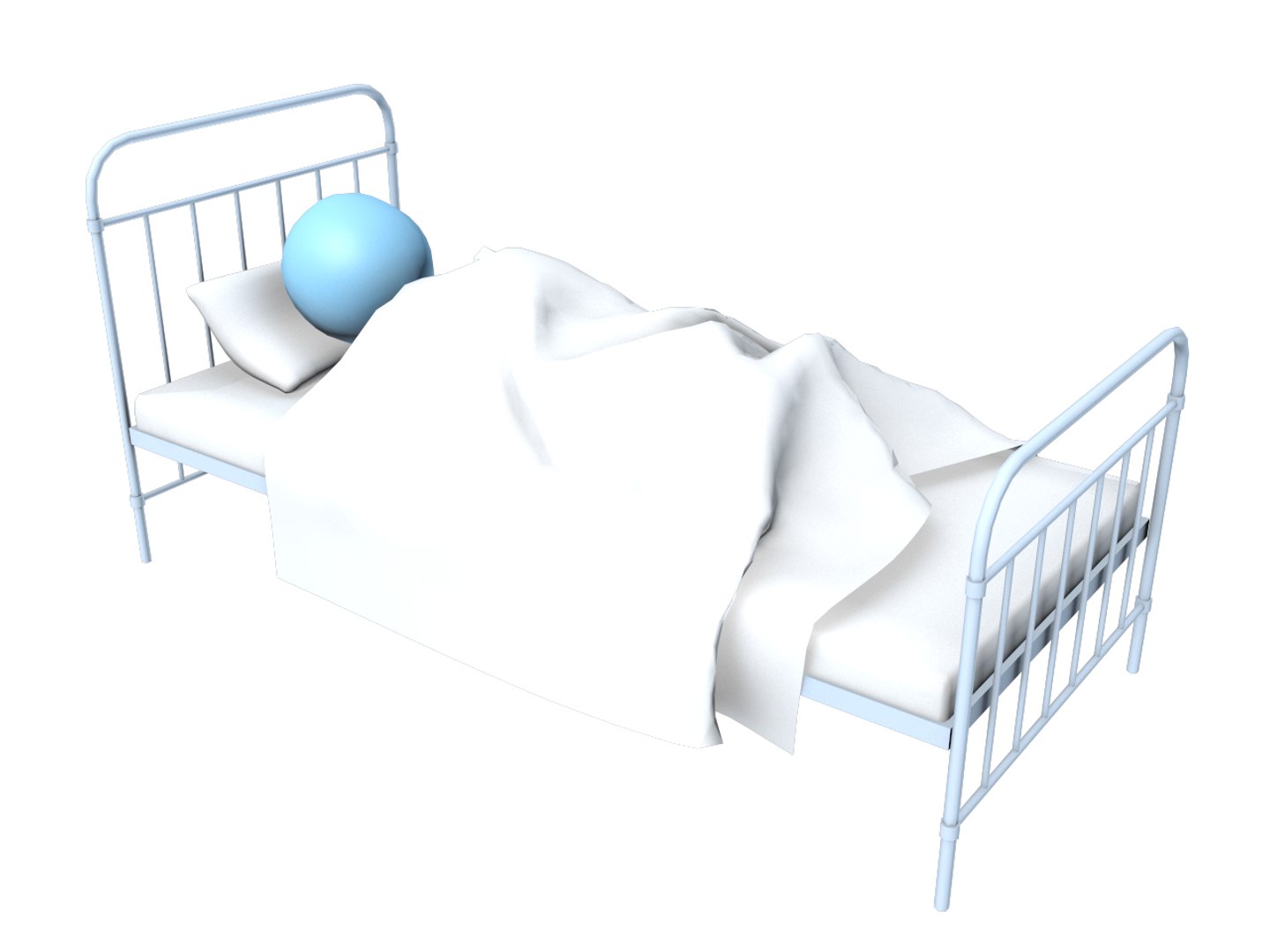 3D Sick Bed - TurboSquid 1160612