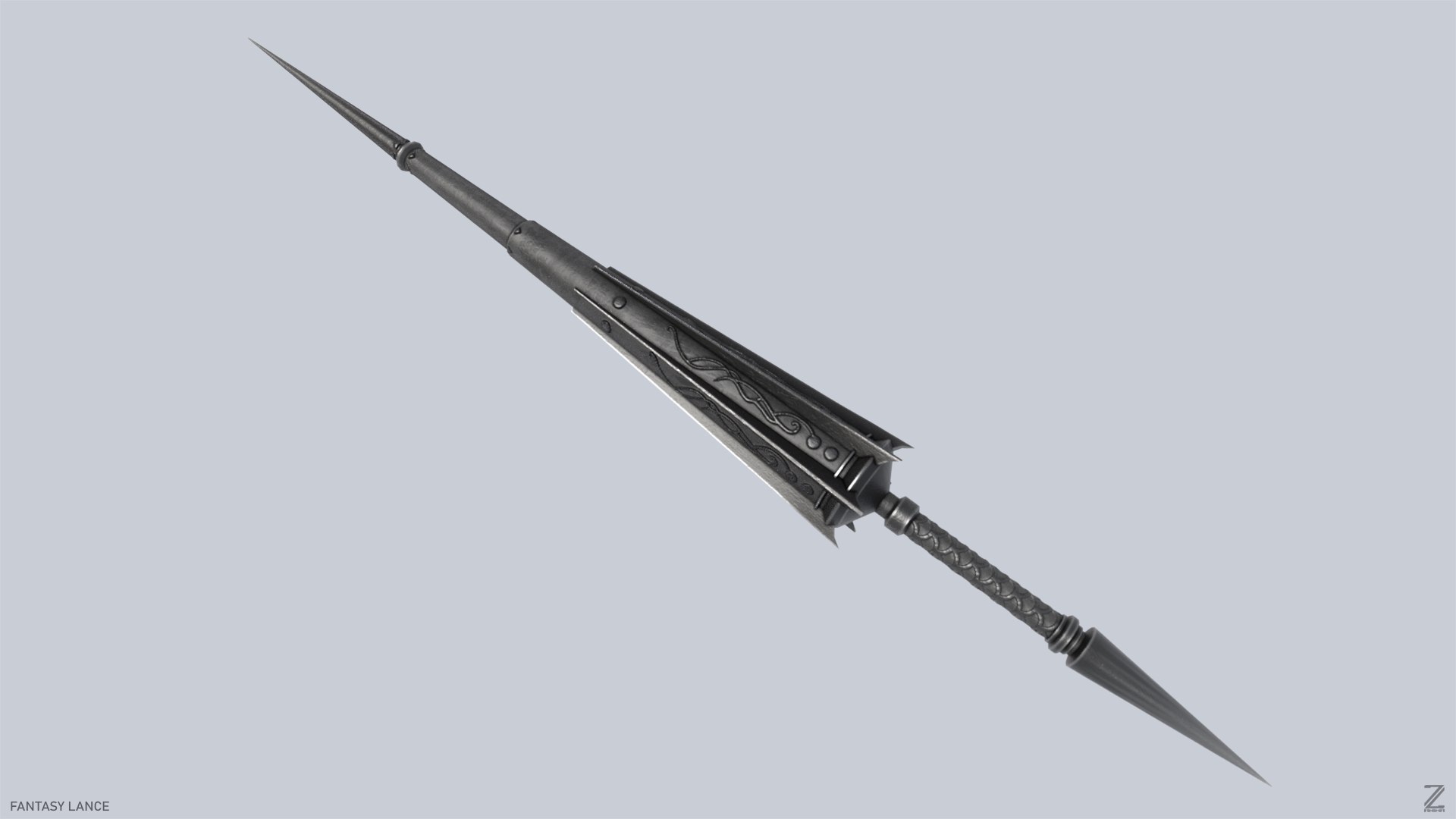 fantasy lance weapon