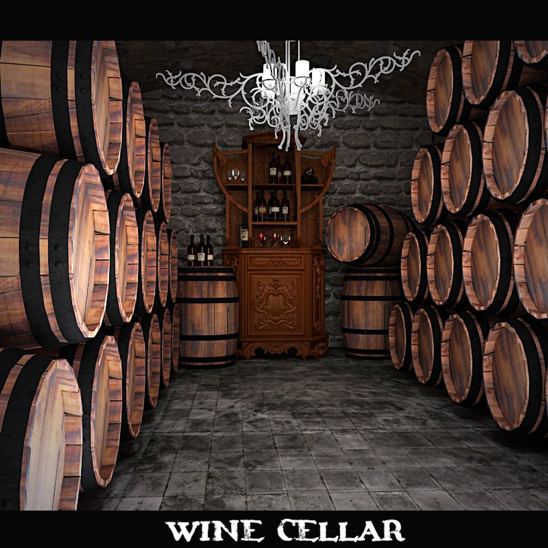 3d Wine Cellar Model