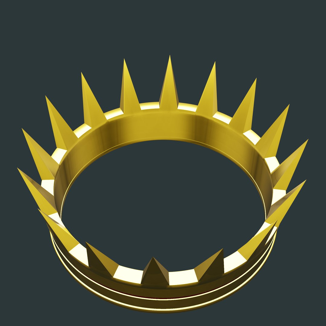 3D Model Low Poly Crown - TurboSquid 1860374