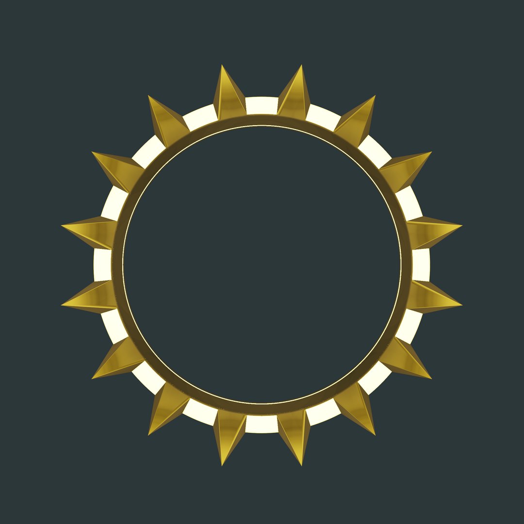3D Model Low Poly Crown - TurboSquid 1860374