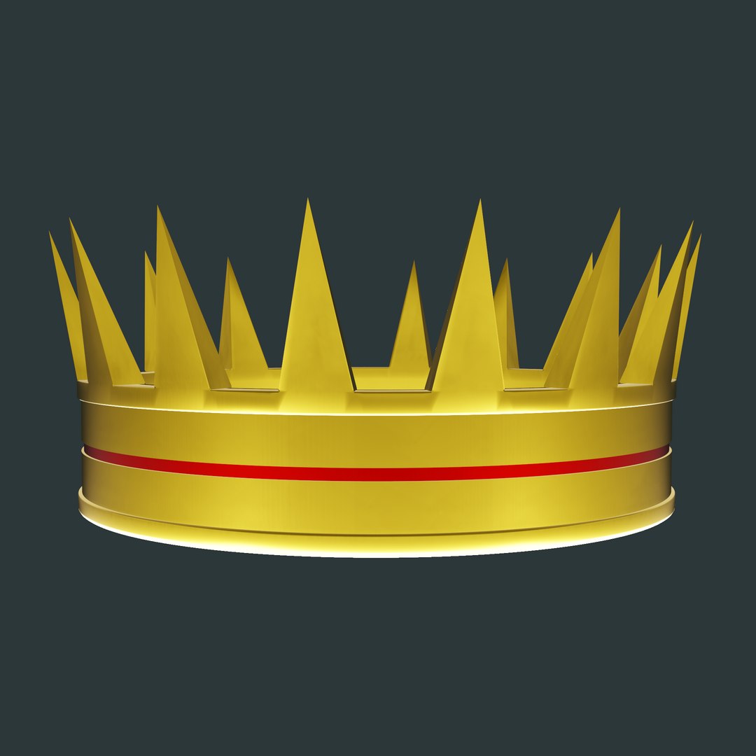 3D Model Low Poly Crown - TurboSquid 1860374