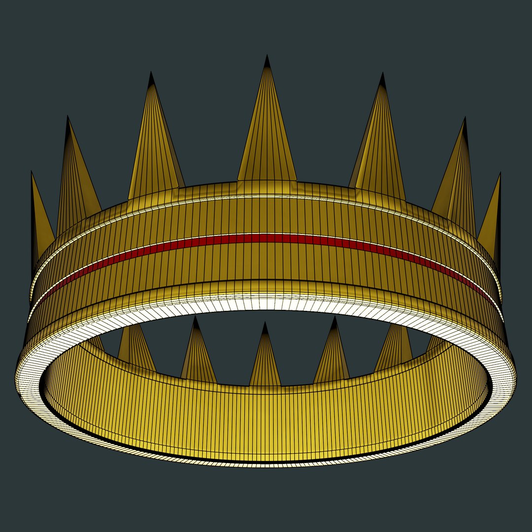 3D Model Low Poly Crown - TurboSquid 1860374