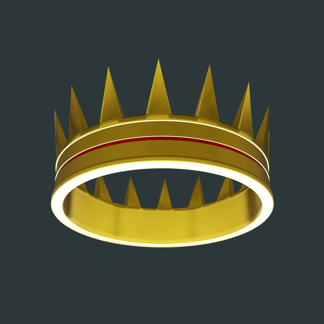 3D Model Low Poly Crown - TurboSquid 1860374