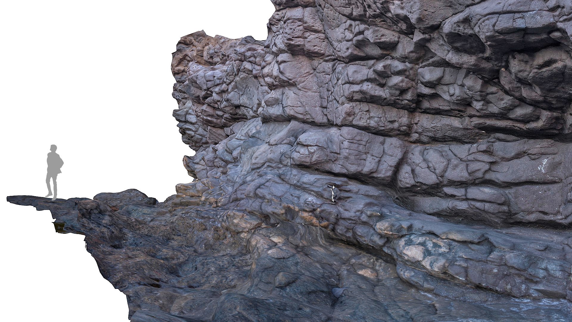 3d Model Cliffs Ocean Hd 16k