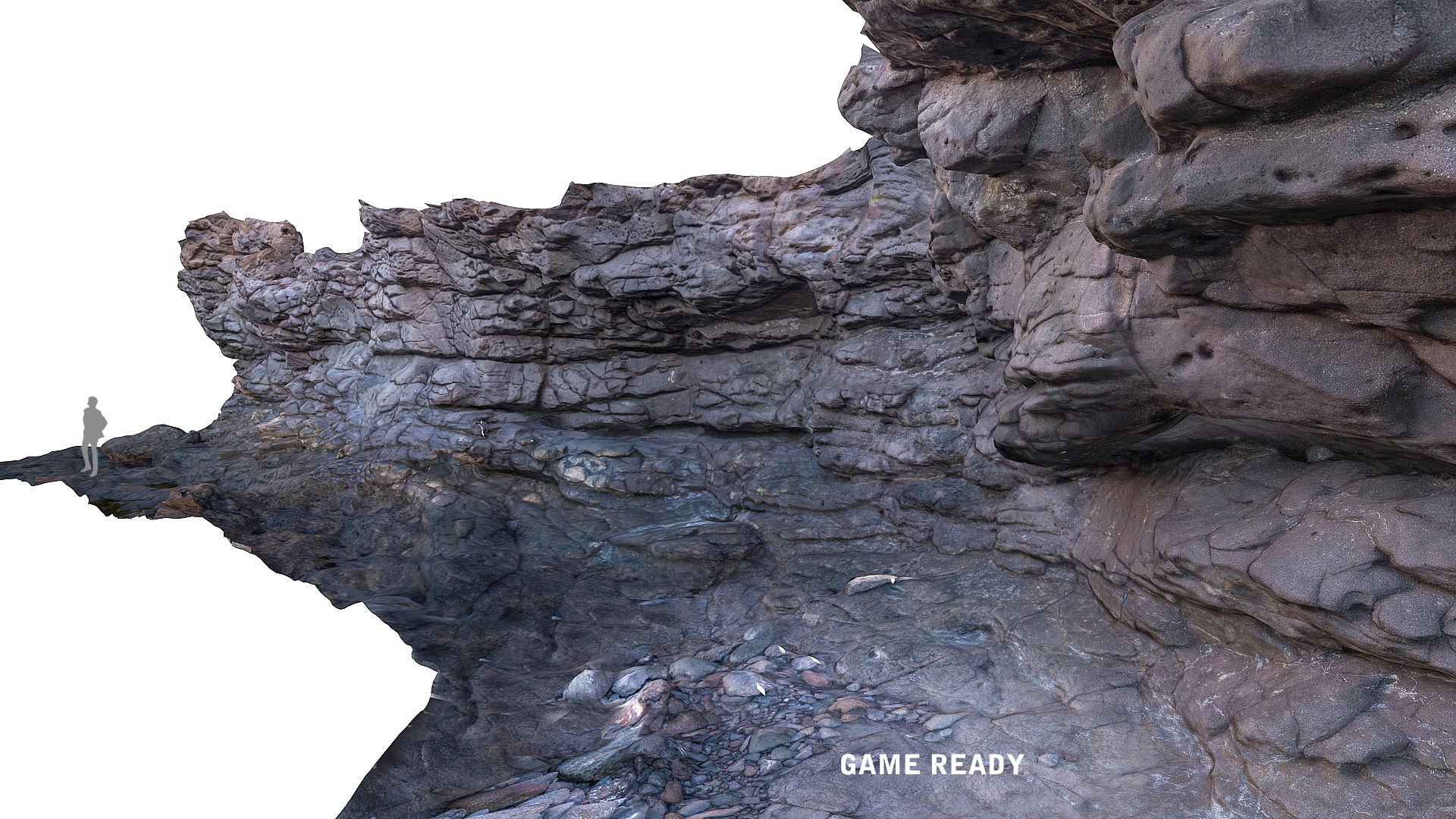 3d Model Cliffs Ocean Hd 16k