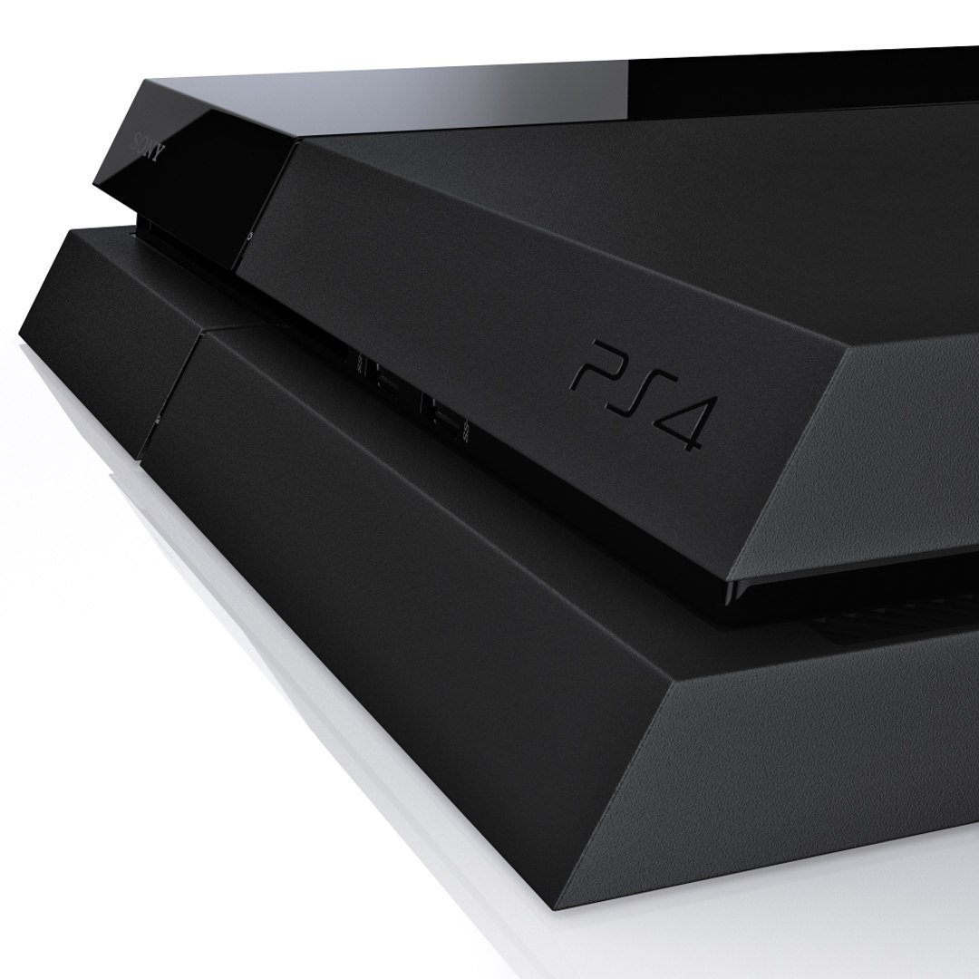 3d Sony Playstation 4 Console Model